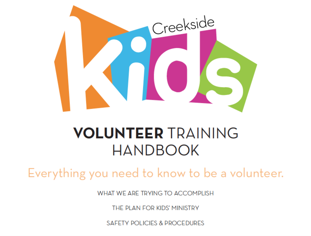 Kids Ministry Volunteer Training Book - Free Download - Kids Ministry ...